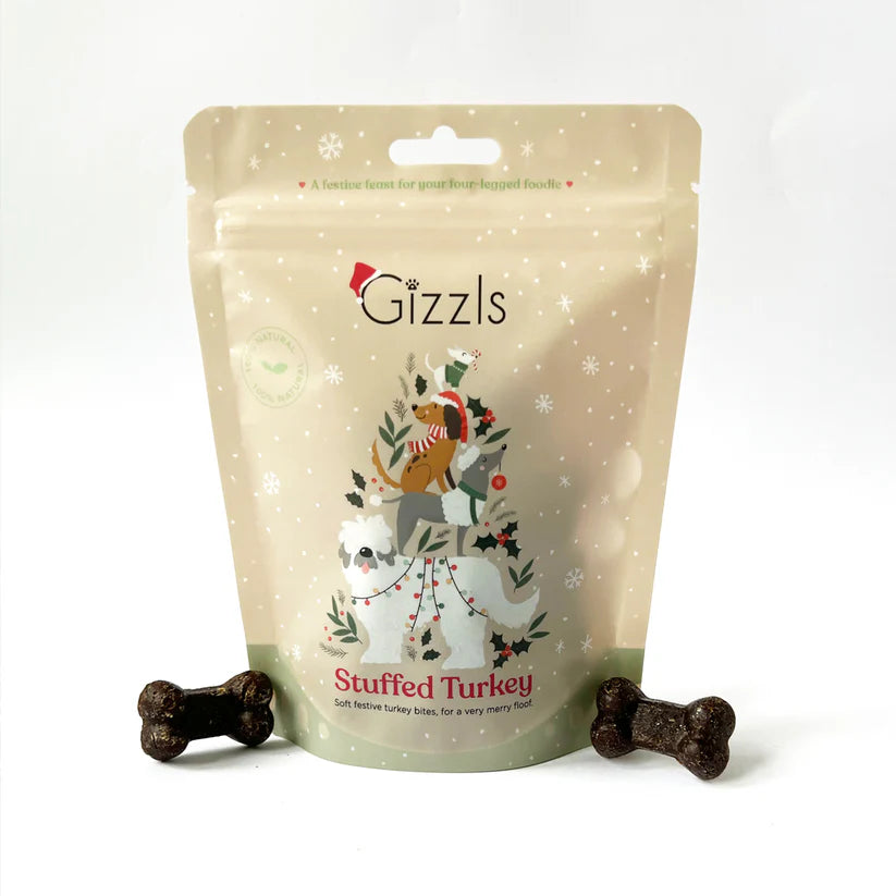 Gizzls | Stuffed Turkey Christmas Dog Treats – Dear Pet Company