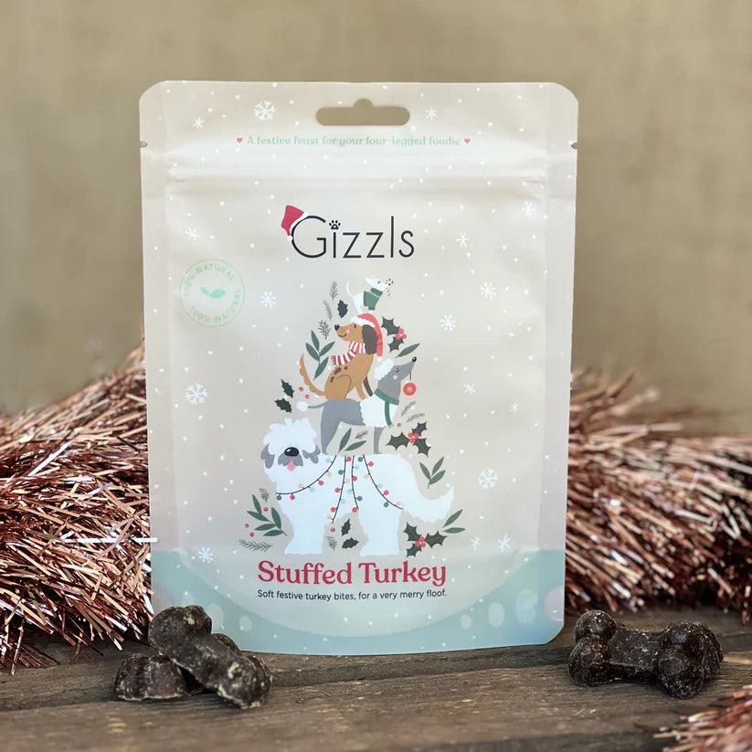 Gizzls | Stuffed Turkey Christmas Dog Treats – Dear Pet Company
