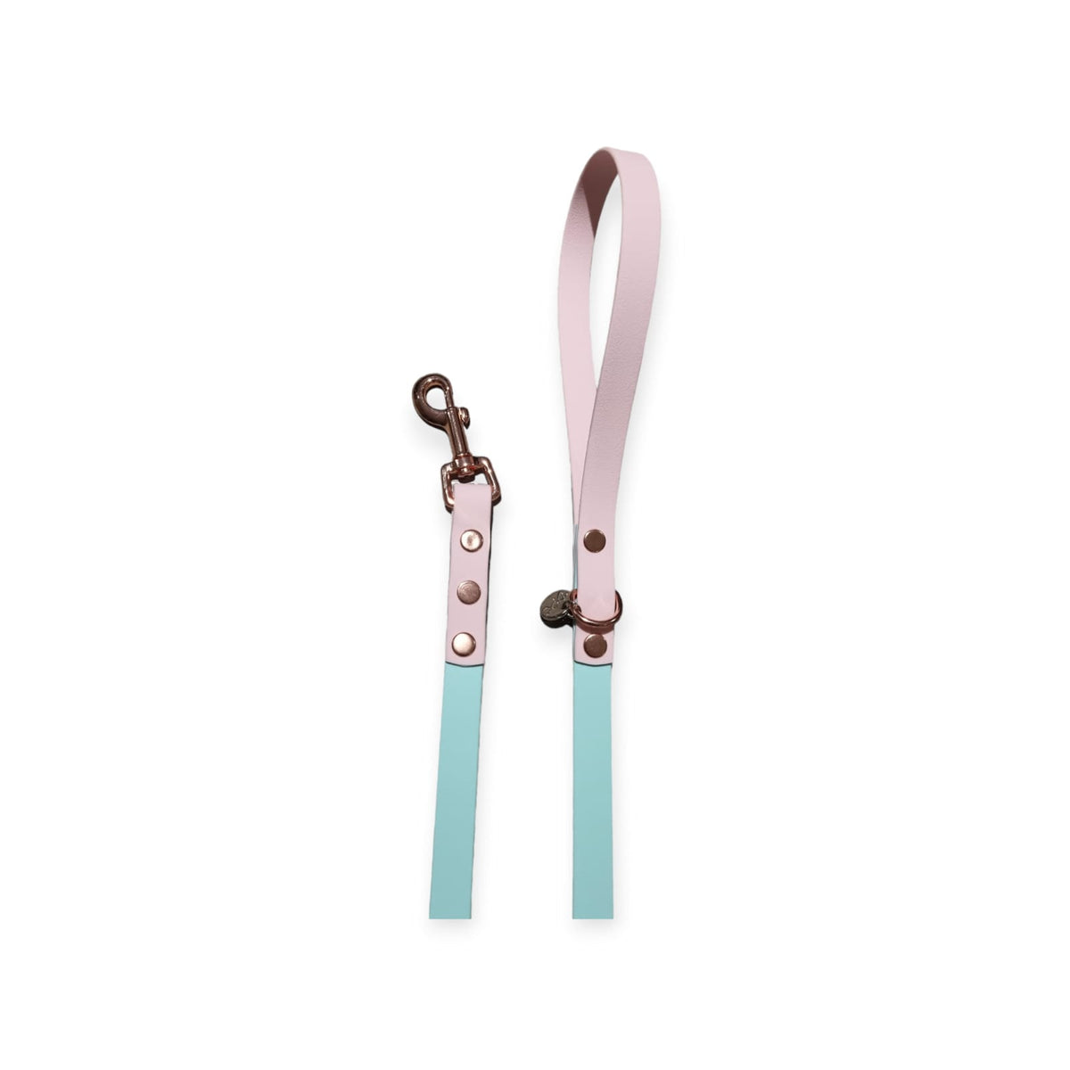 Waterproof Leash - Two Tone | Pastel Pink & Aqua – Dear Pet Company