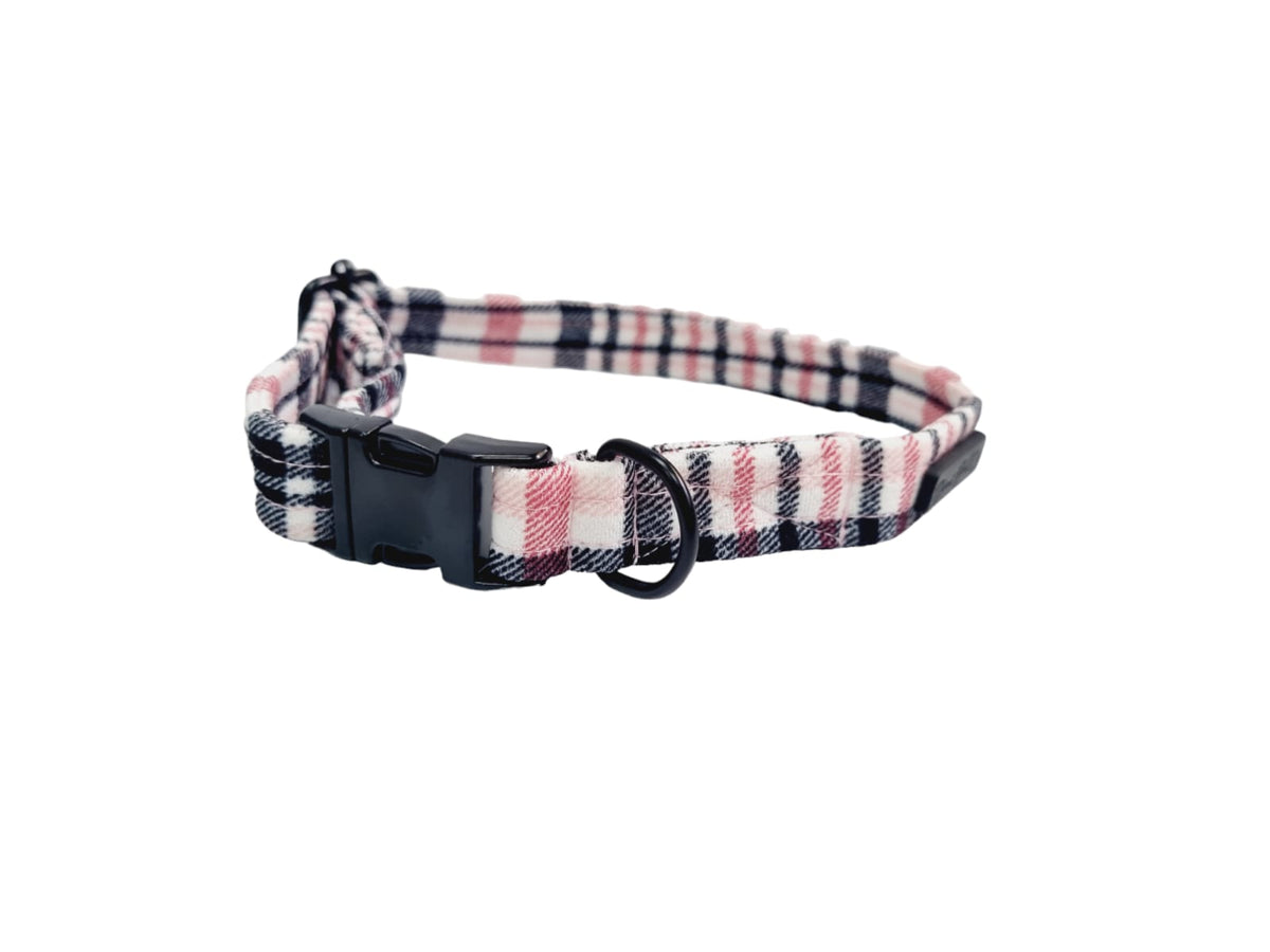 Collar | Plaided Pink – Dear Pet Company